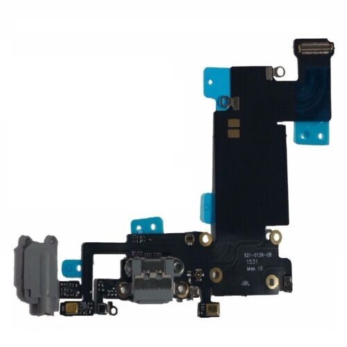 Black Headphone Dock Connector Charging USB Port Flex Cable iPhone 6S ...