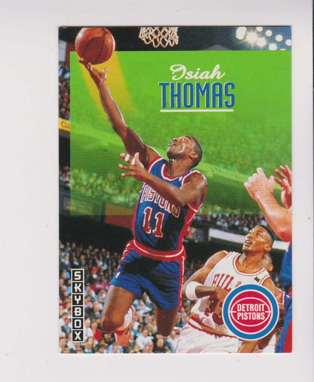 1992-93 SkyBox #73 Isiah Thomas card, Detroit Pistons HOF | eBay