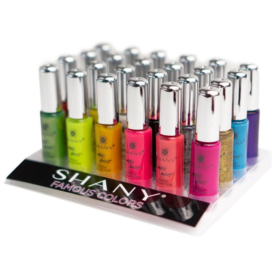 SHANY Nail Art Set (24 Famous Colors Nail Art Polish, Nail Art ...