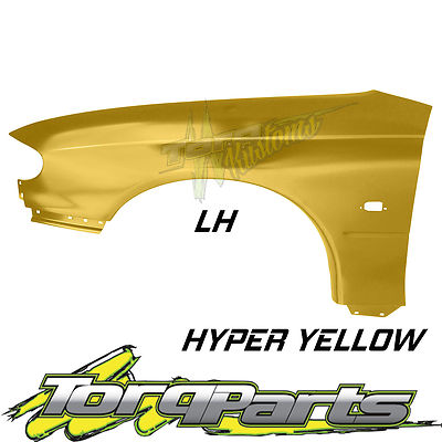 GUARD LH HYPER YELLOW SUIT HOLDEN COMMODORE VT VX FENDER QUARTER PANEL ...