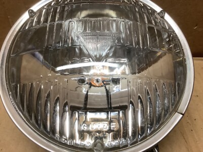 63-67 C2 CORVETTE T-3 Bulb Bucket & Trim Ring Dte J00 oem Tested #1 ...