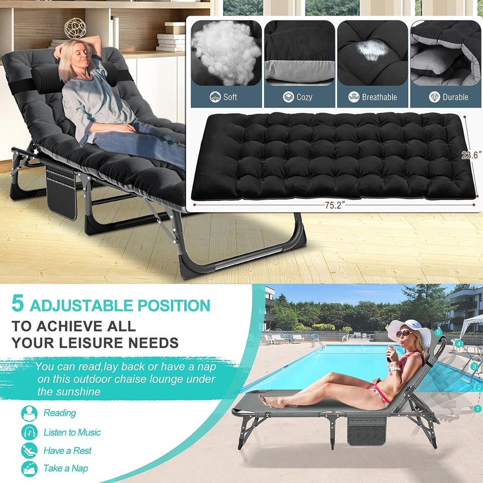 SLSY Adults Portable Sleeping Bed for Camp Office Use Outdoor Cot ...