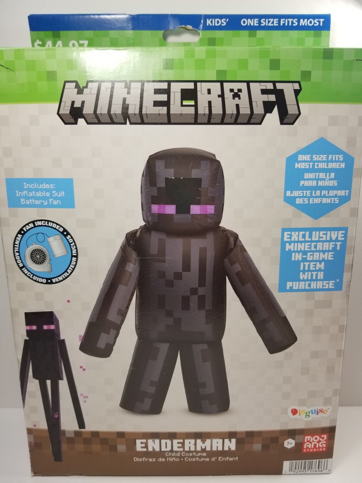 Disguise Mojang Minecraft Enderman Child Costume (One… - Gem