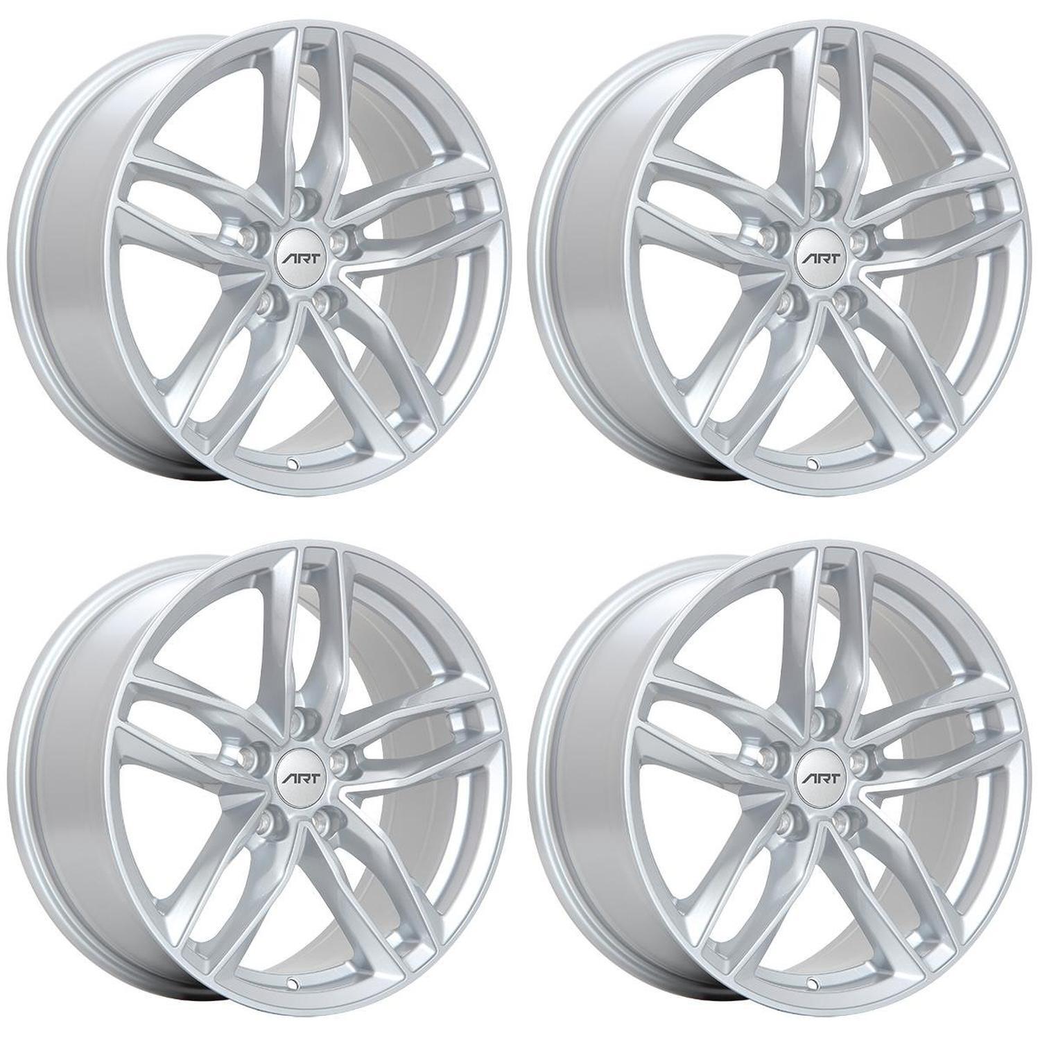 Set of 4 Silver 17in OEM Replica Wheel Rims for Mercedes B250e, OEEO785 ...