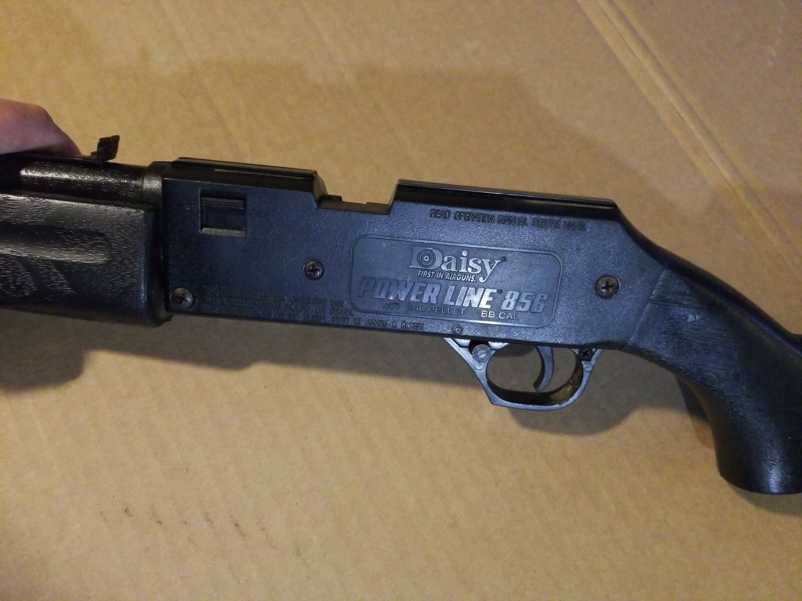 VINTAGE DAISY POWERLINE 856 PELLET BB GUN .177 CAL PELLET TESTED ...
