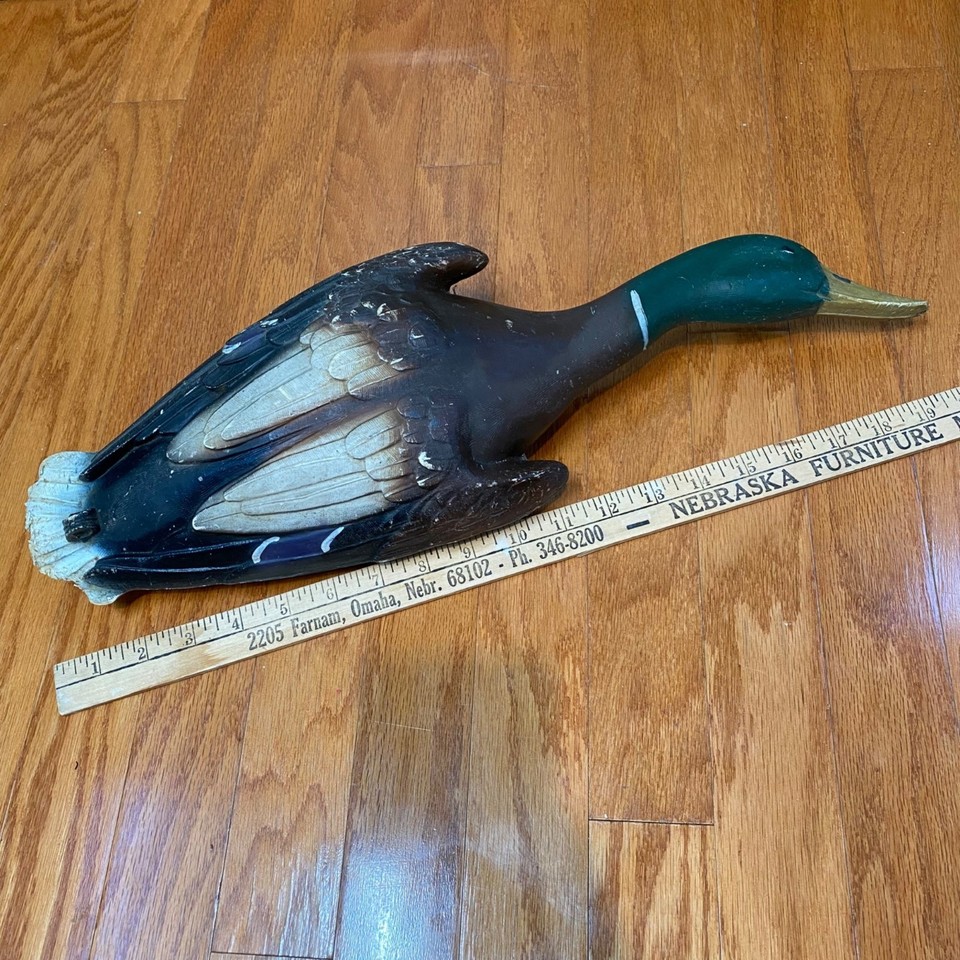 Herters Mallard Duck Training Dummy Rubber Decoy Hunting Dogs Approx 2 ...