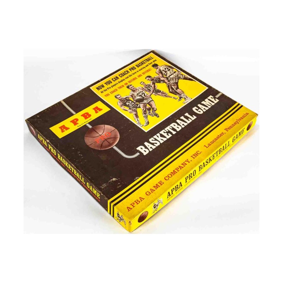 APBA Basketball APBA Pro Basketball (1967 Ed w/1966-67 Complete S Box ...