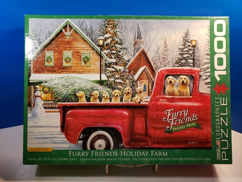 Furry Friends Holiday Farm Jigsaw Puzzle 1000 Pieces Kevin Daniel Pre ...