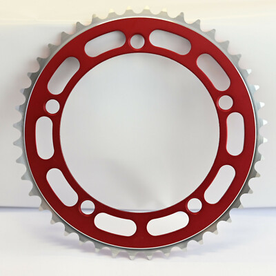 Old School BMX Chainring 5 Bolt 130BCD Red | eBay