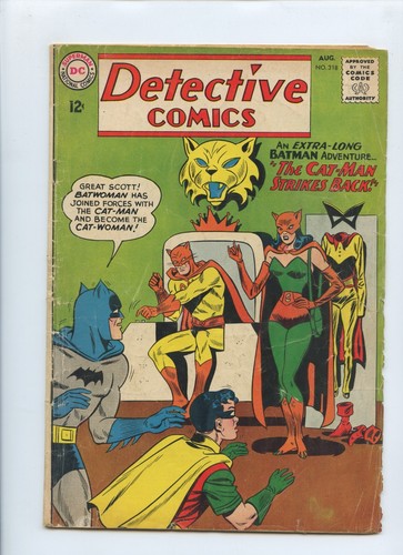 Detective Comics #318 1963 (Pr 0.5)(Missing Pg 13-16) | eBay