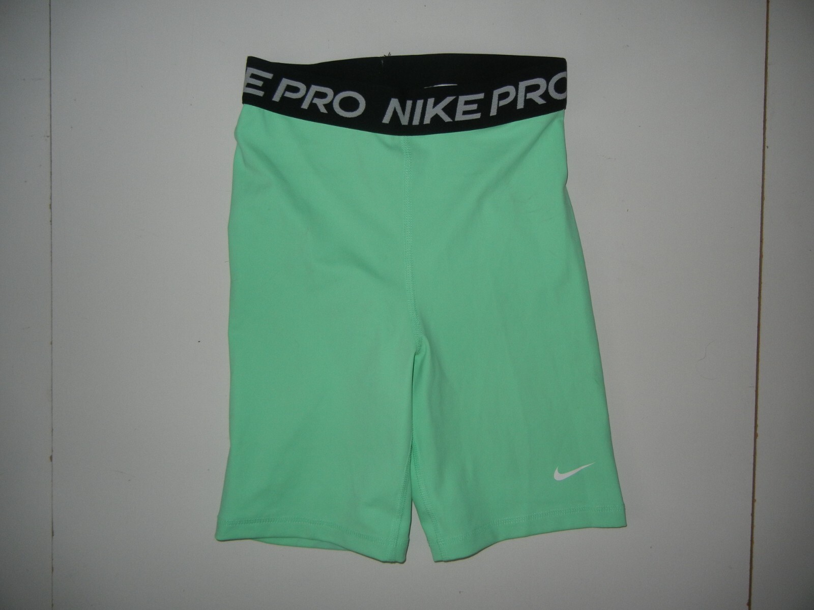 NIKE PRO Mint Green Spandex COMPRESSION SHORTS Athlet… - Gem