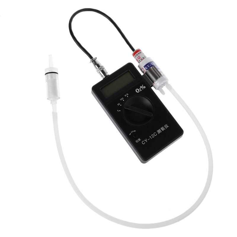 O2 Oxygen Concentration Content Tester Oxygen Detector Monintor Meter ...
