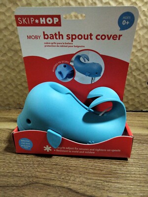 Skip Hop Moby Bath Tub Spout Cover Blue Whale Baby | eBay
