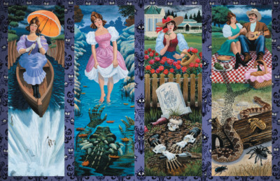 Disneyland Paris Haunted Mansion Phantom Manor Stretching Portraits NON ...