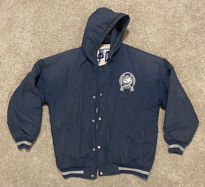 Starter Jacket Mens Large Georgetown Hoyas Jacket Zip Hooded Coat ...