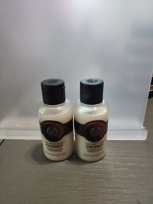 The Body Shop Travel Size Shower Cream Coconut 2 Pack | eBay