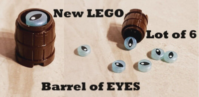 New LEGO Eye Creepy Set Halloween Barrel of Body Parts Eyeball Bobbing ...