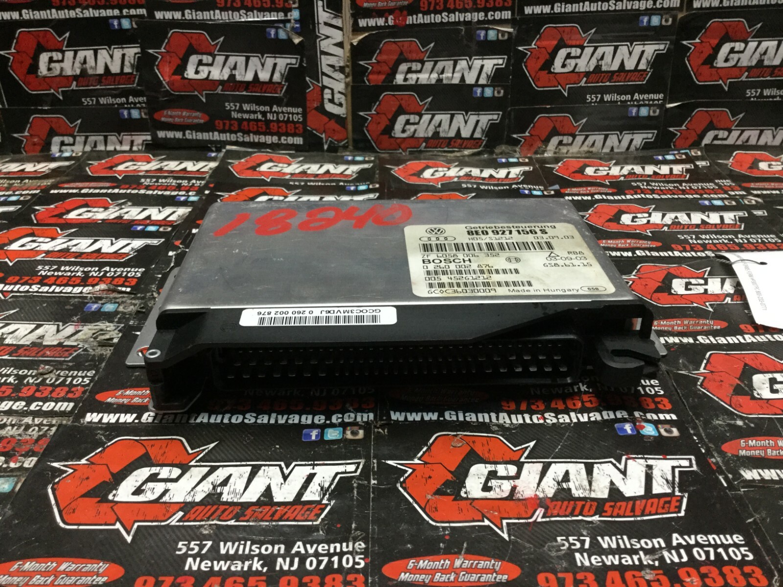 04 AUDI A4 1.8L 5 SPEED QUATTRO TRANSMISSION COMPUTER CONTROL MODULE ...