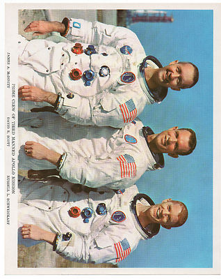 1970s NASA Color Photo of Crew of the 3rd Manned Apollo Mission | eBay