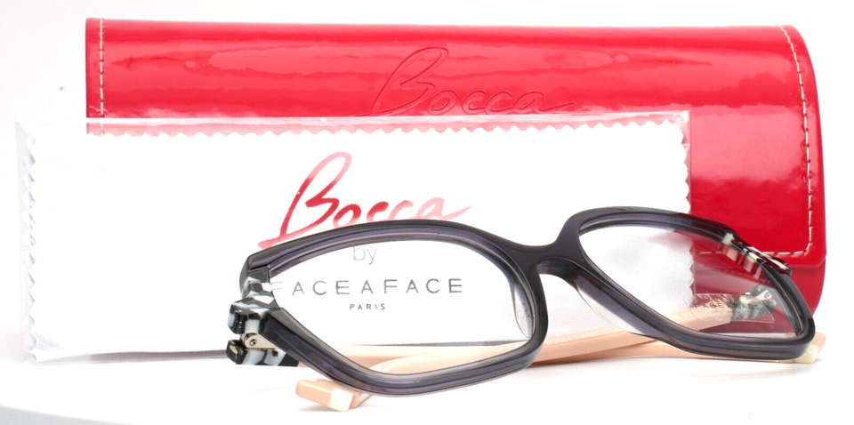 FACE A FACE Bocca Tweet 2 203 Grey Womens Square Full Rim Eyeglasses 55 ...