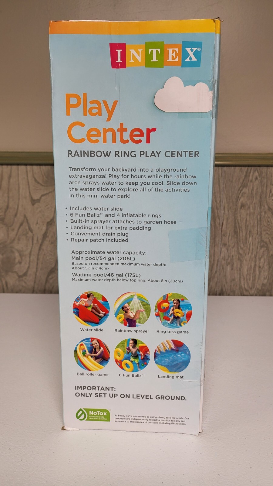 Intex 57453EP Inflatable Rainbow Ring Play Center for sale online | eBay