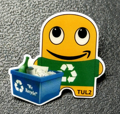 Earth Day Recycle Save Mother Earth Amazon Peccy Employee Pin | eBay