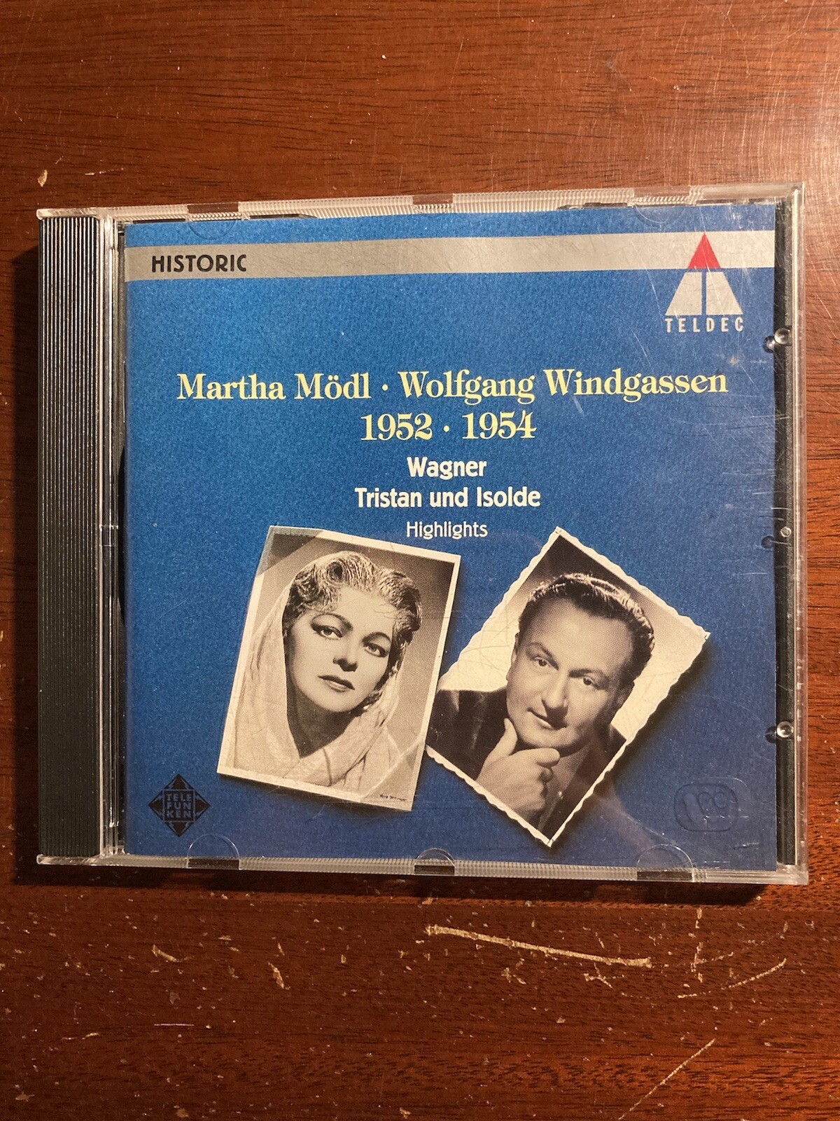 Martha Modl Wolfgang Windgassen 1952 1954 Wagner Tristan und Isolde TELDEC CD 745099551629| eBay