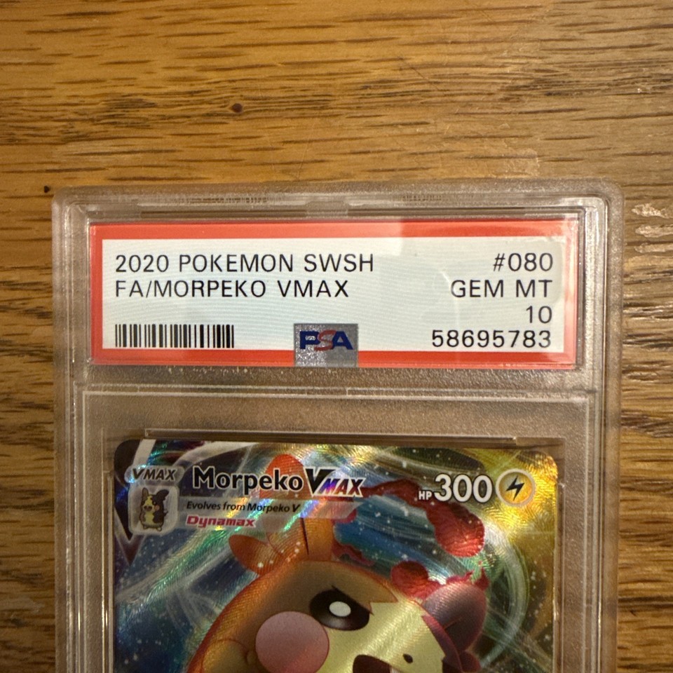 2020 Pokemon: MORPEKO VMAX 080/202 [Sword & Shield Base Set] Gem Mint ...