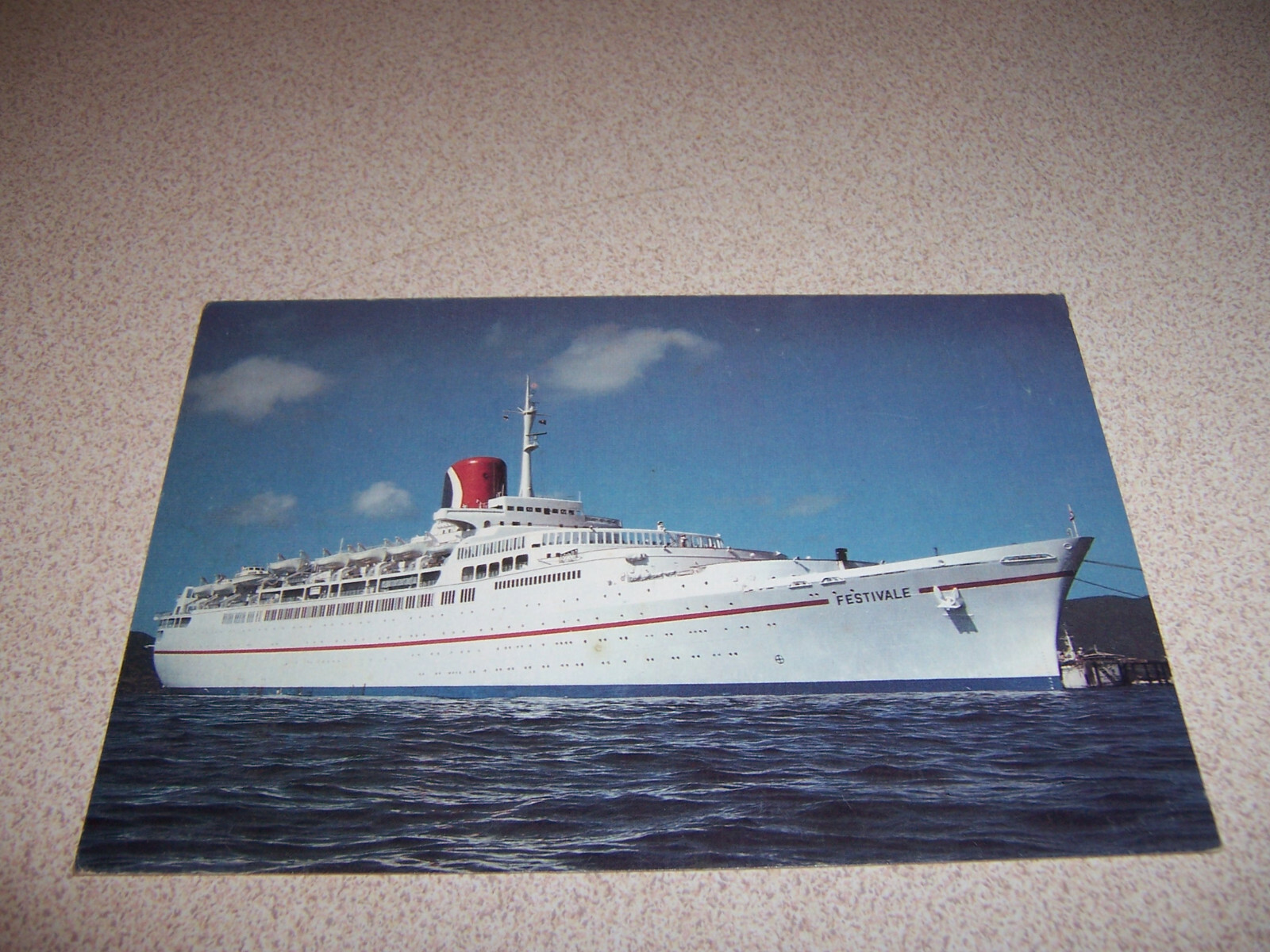 1980s CARNIVAL CRUISE LINES FESTIVALE SHIP PHOTO POSTCARD | eBay