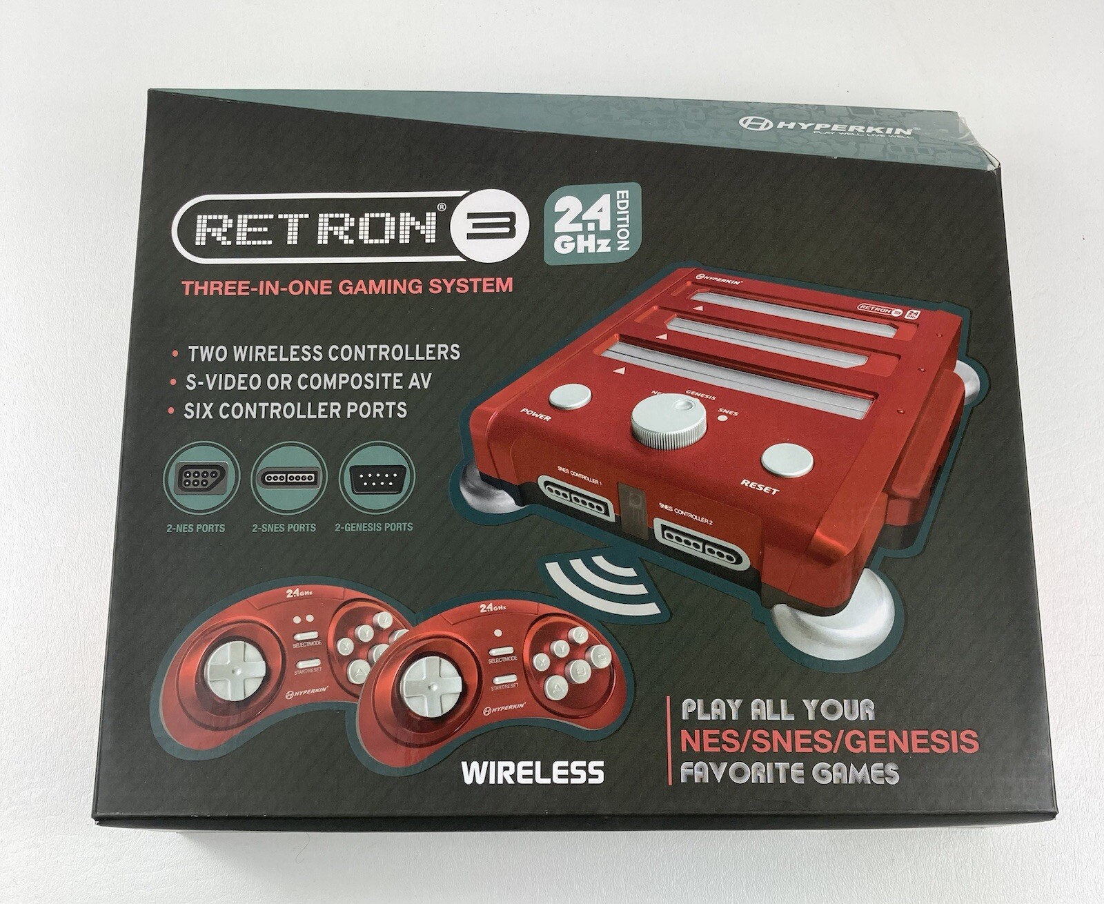 Hyperkin Retron 3 Console 2.4 GHz Edition 3 in 1 Gaming System For Parts | eBay