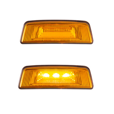 Fit For Peterbilt 567 Front Fender Marker Indicator Side Turn Signal ...