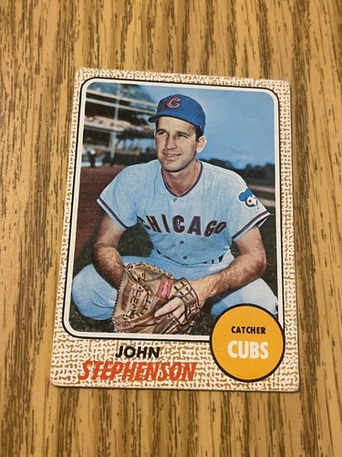 1968 Topps John Stephenson Chicago Cubs #83 - C2 | eBay