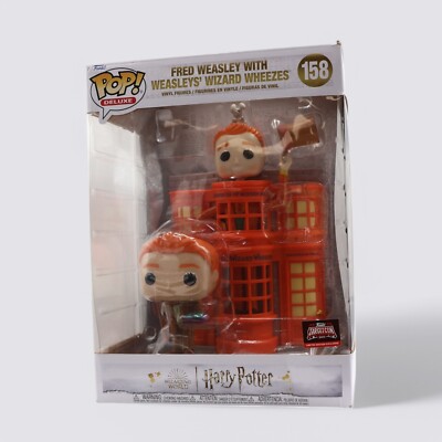 Funko Pop Deluxe Harry Potter Fred Weasley with Wesley's Wizard Wheezes ...