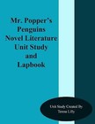 Mr. Popper's Penguins Novel Literature Unit Study and Lapbook by By ...