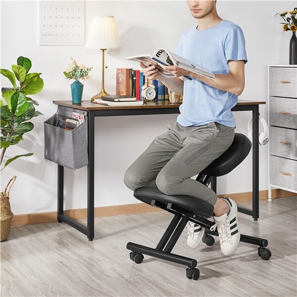 Ergonomic Kneeling Chair Adjustable Posture Chair Stool with Angled ...
