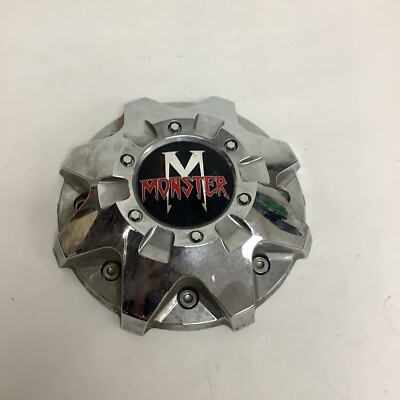 Monster Wheels Chrome Custom Wheel Center Caps # 62502090F-4 (1 CAP) | eBay