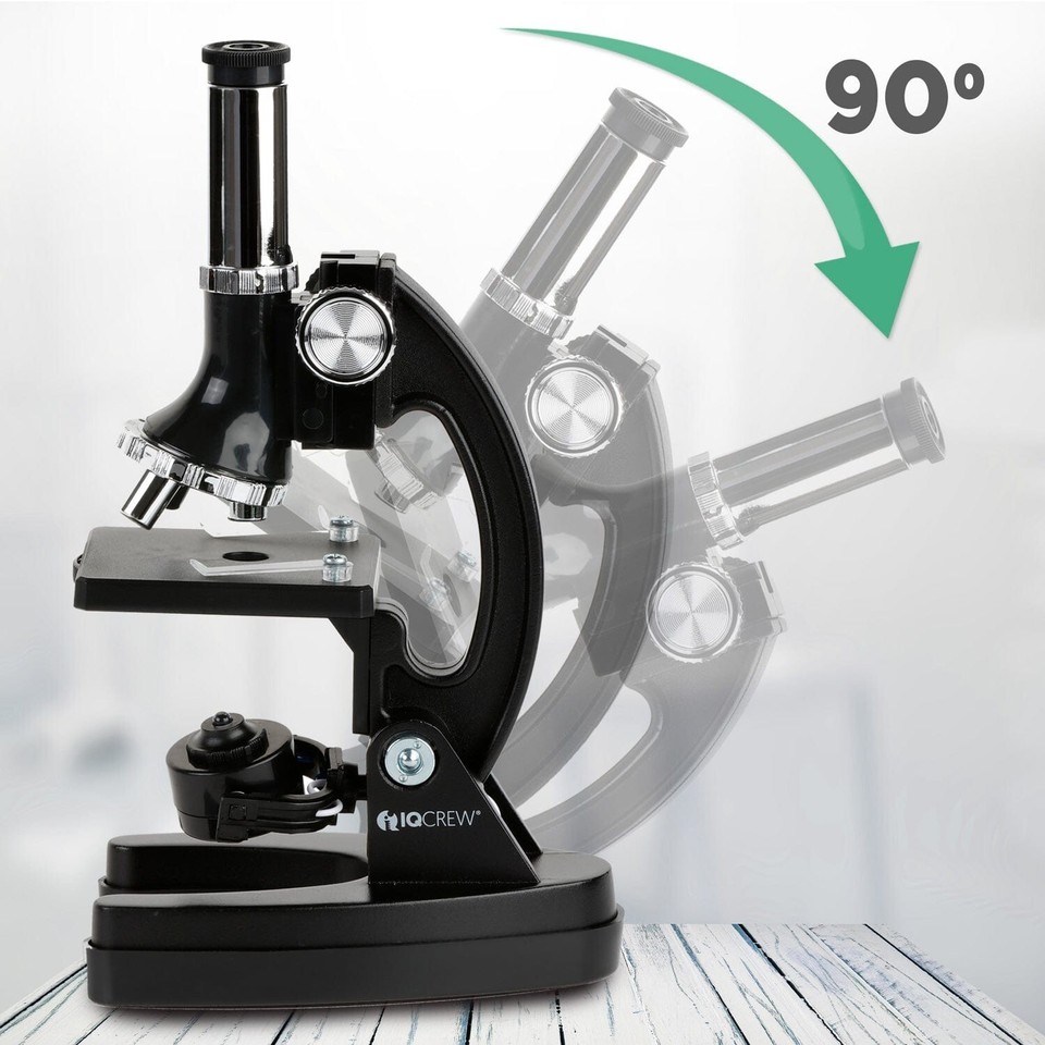 AmScope 52pc 120X-1200X Kids Starter Compound Microscope Science STEM ...