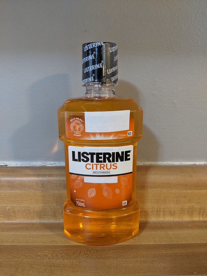 Listerine Ultraclean Fresh Citrus Mouthwash Korea Orange 750mL 8/26 | eBay