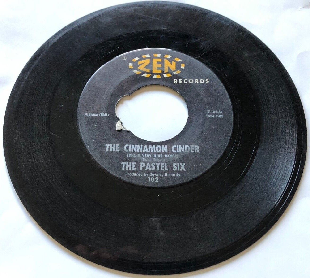 The Pastel Six The Cinnamon Cinder Vinyl 7" Single 1962 Bandido Z-102 ...