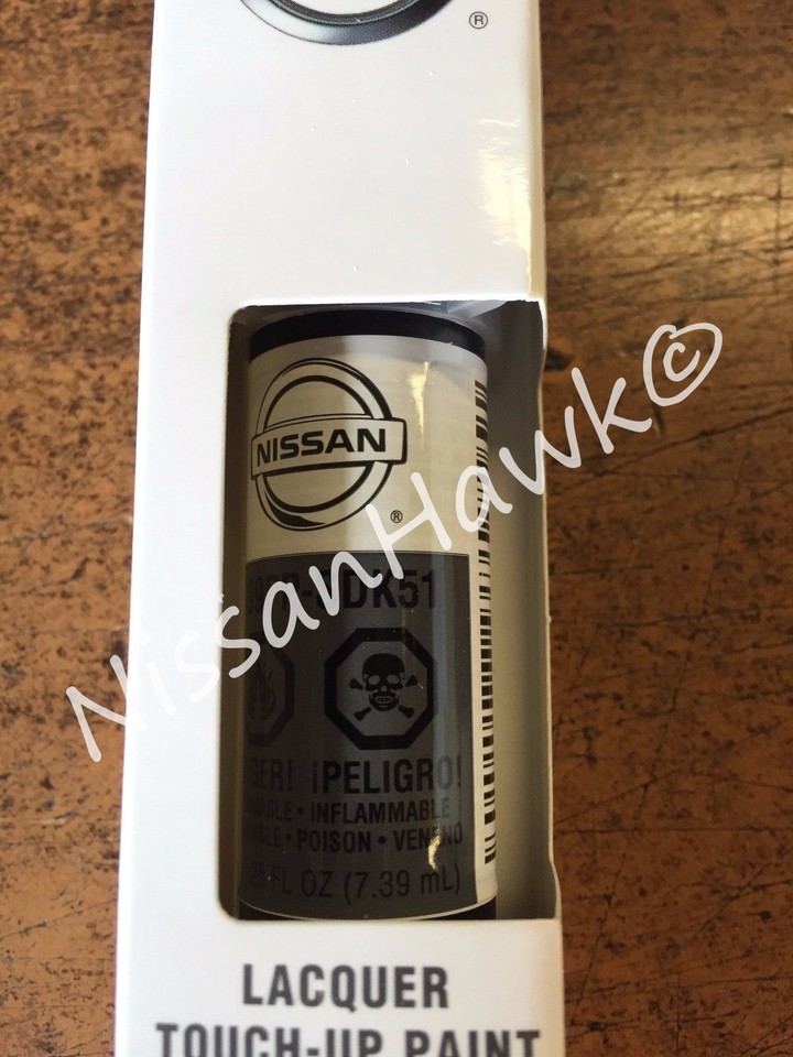 OEM Nissan Touch-Up Paint + Clear Coat "PLATINUM GRAPHITE" Color Code ...