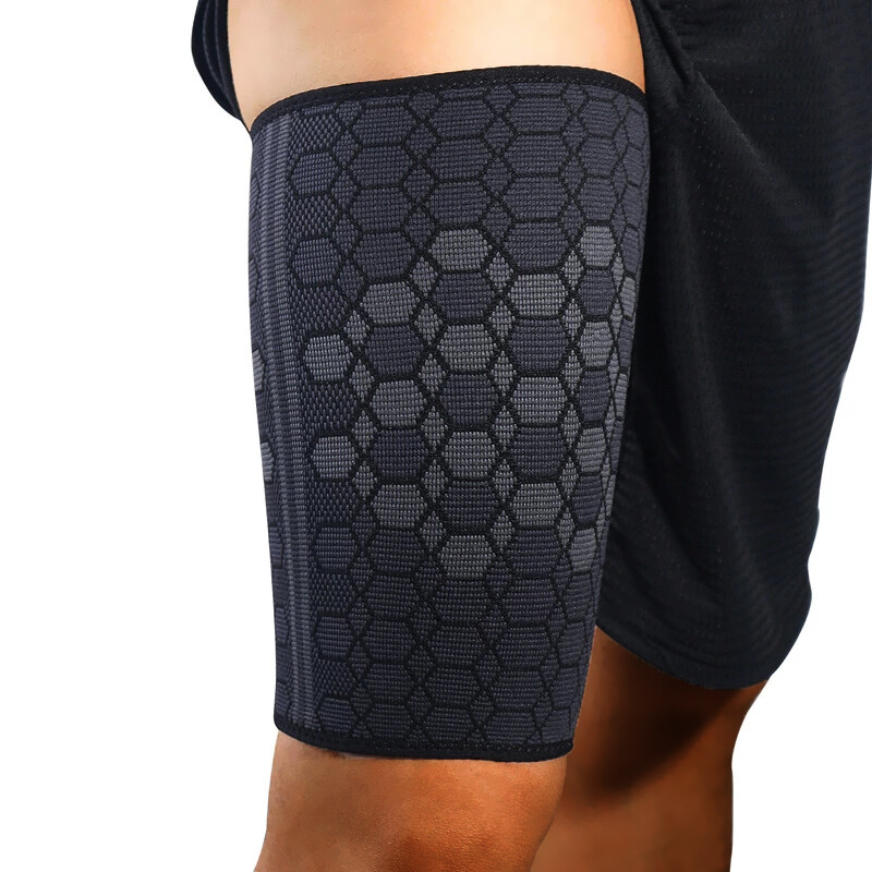 Thigh Support Hamstring Compression Sleeve Protector Brace Muscle Pain ...