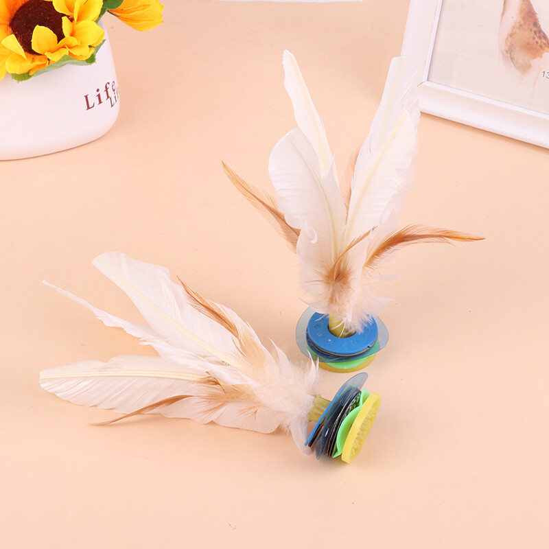 Kick Shuttlecocks White Goose Feather Chinese Foot Exercise Sports ...