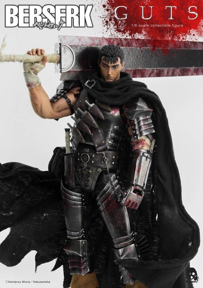 Threezero 1/6 Berserk Guts Black Swordsman Reissue Version 3Z0675 T | eBay
