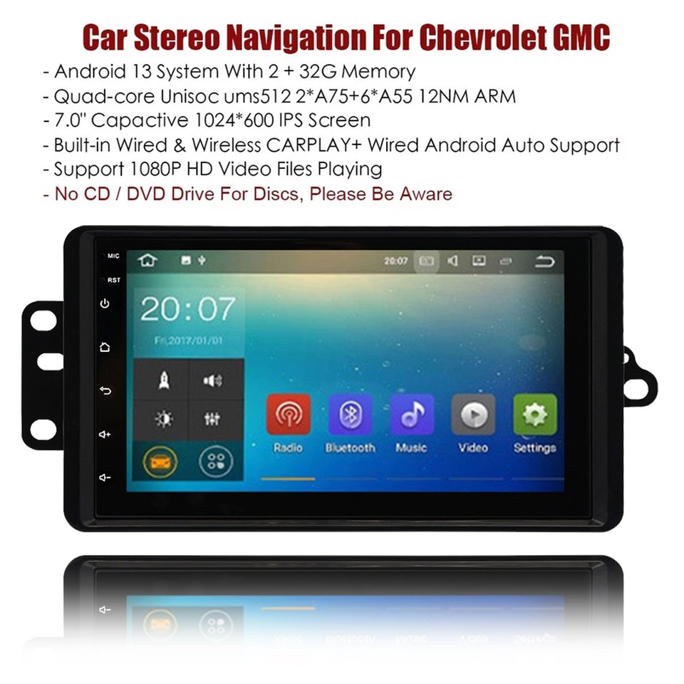 For 2003-2006 GMC Chevrolet Car Stereo Radio Navigation Head Unit ...