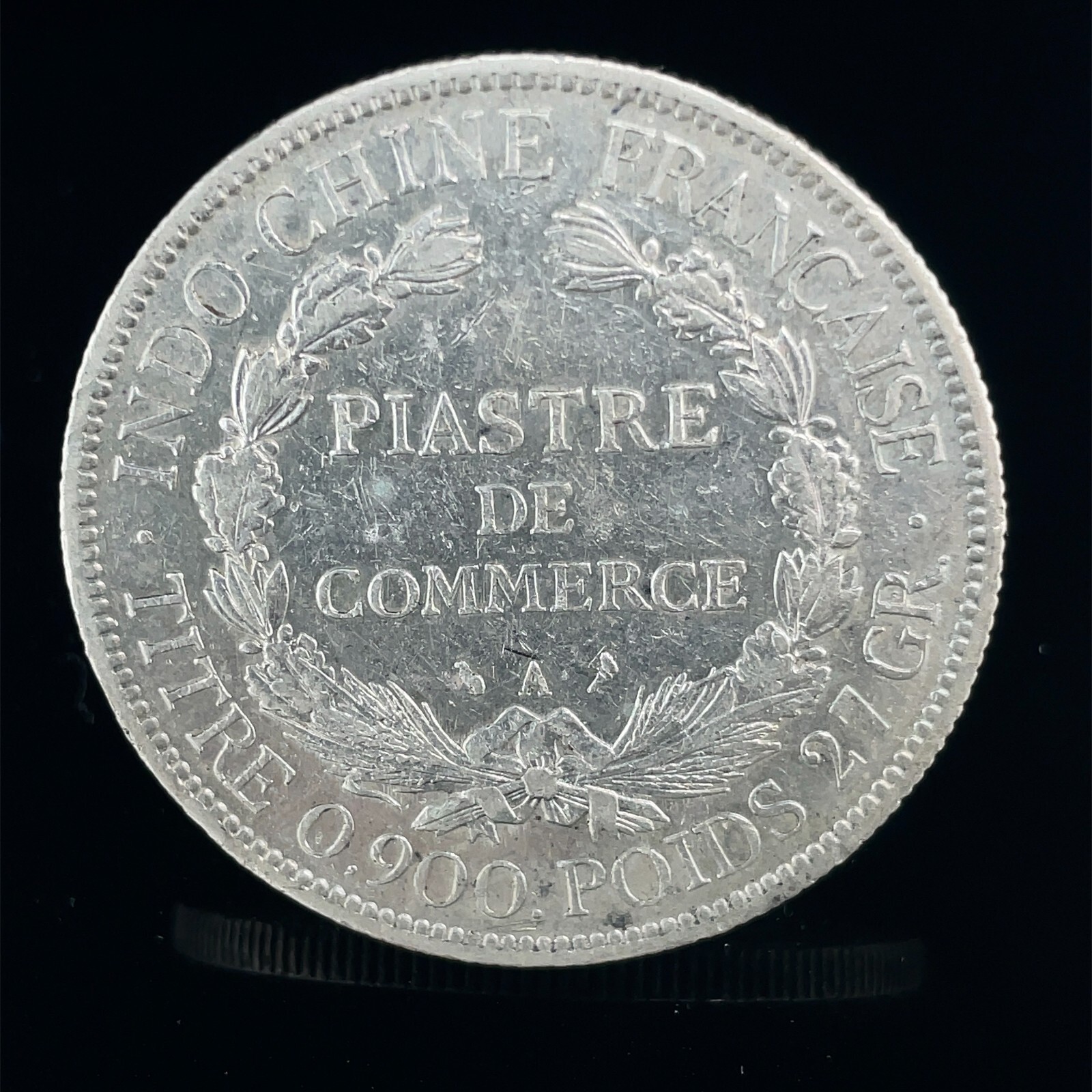 FRANCE FRENCH INDO-CHINA (VIETNAM) 1907-A PIASTRE SILVER COIN Km 5a.1 ...