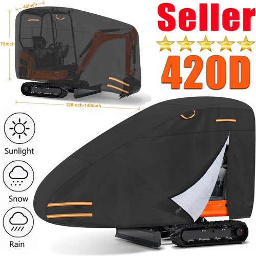 Mini Excavator Cover, Rain, Sun, Freeze and Hail Resistant,Fits 1760 ...