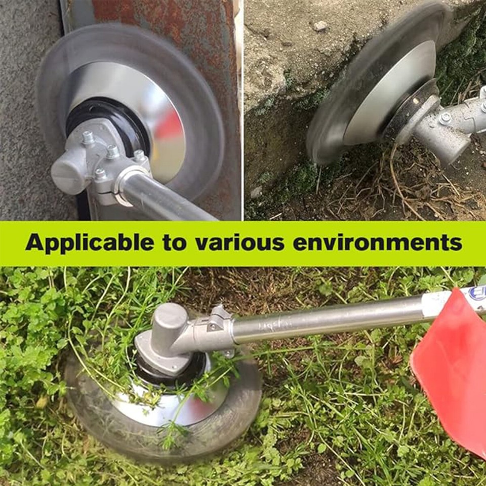 8 Inch Steel Wire Weed Trimmer Head Grass Brush Cutter Garden Brush ...