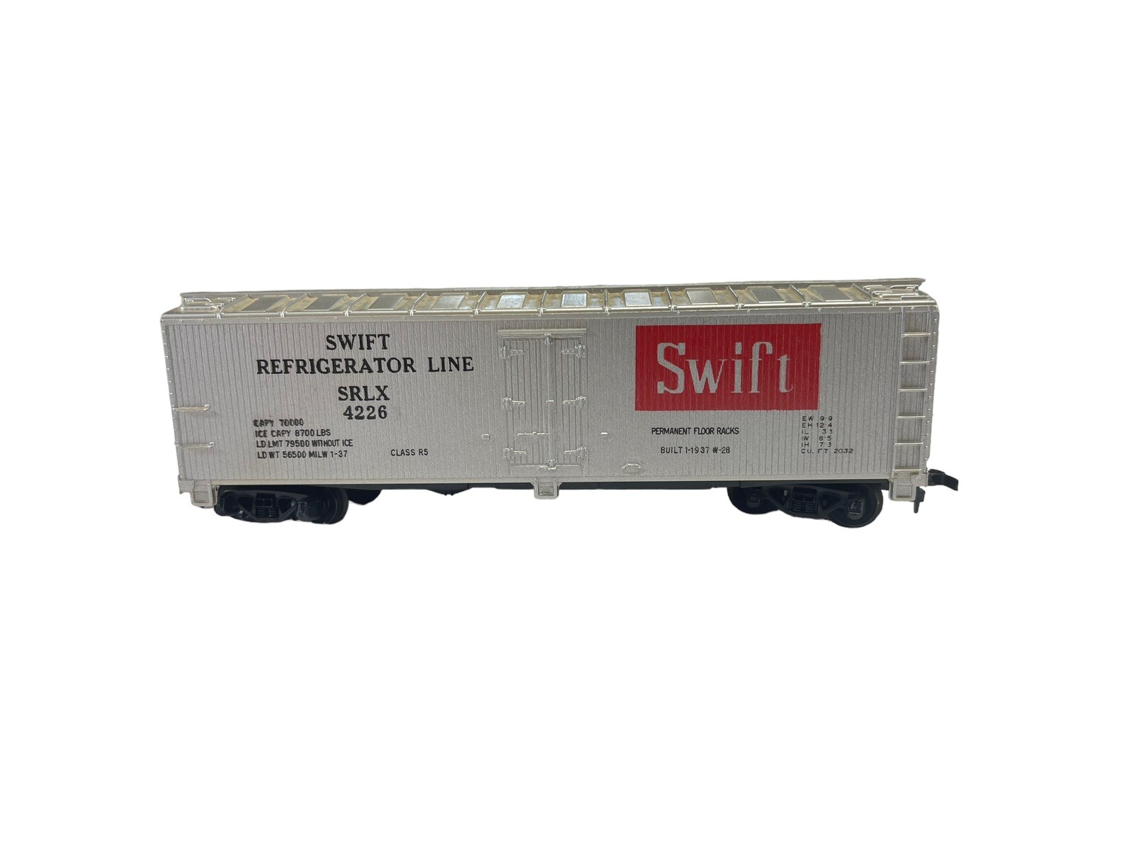 Vintage Tyco Ho Scale Swift Refrigerator Reefer Line Srlx 4226 Train ...