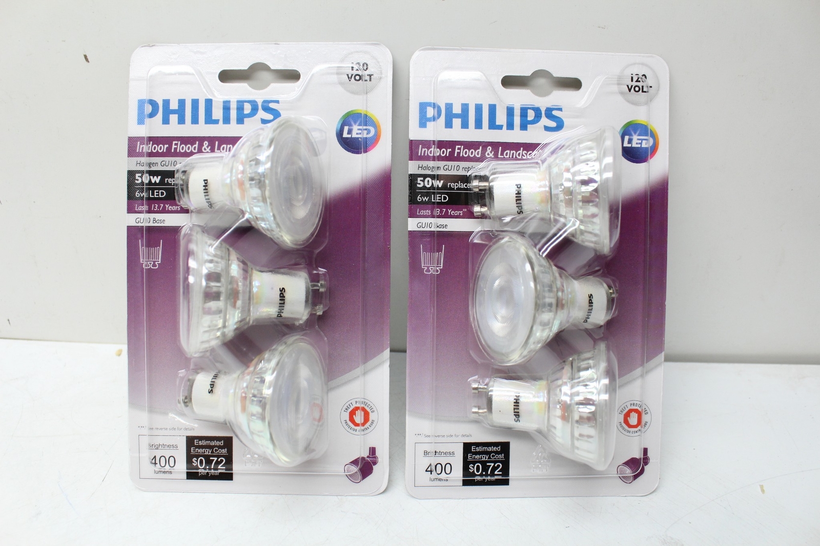 Philips EnduraLED GU10 3 Watt LED Dimmable Bulbs Warm White for sale ...