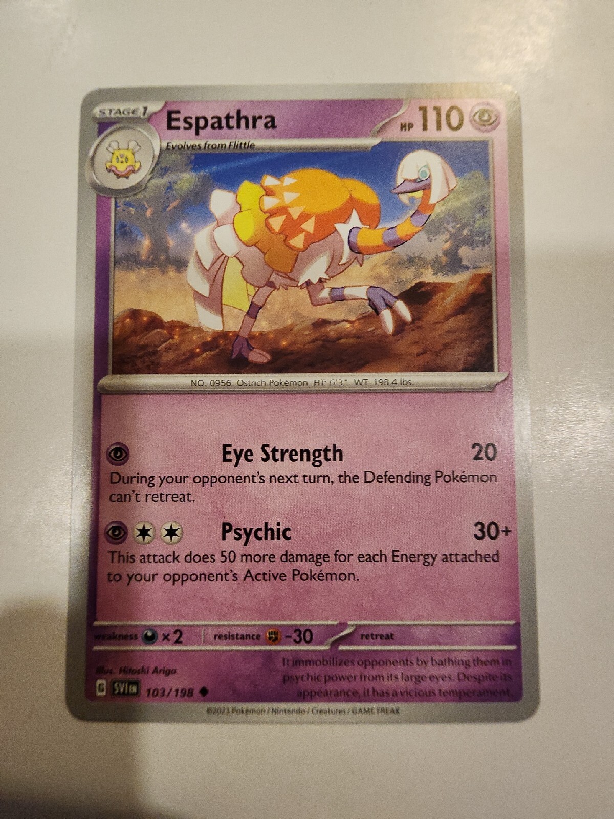 Espathra 103/198 Pokémon TGC Scarlet & Violet | eBay